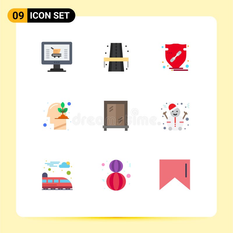 9 Iconos Creativos Signos Modernos Y Símbolos De Mente Interior Escudo ... 9 Iconos Creativos Signos Modernos Y Símbolos De Mente Interior Escudo ...