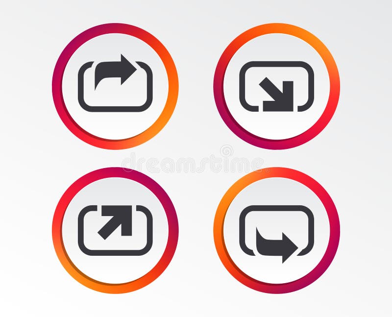 Iconos De La Acción Símbolos De La Parte Ilustración del Vector ...