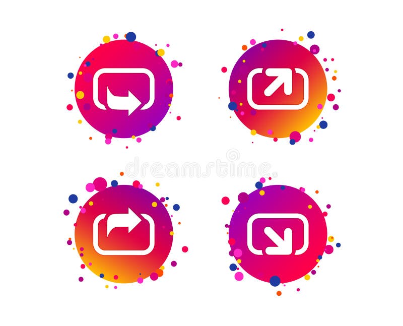 Iconos De La Acción Símbolos De La Parte Ilustración del Vector ...