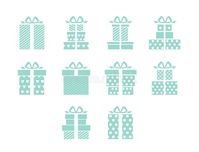 Iconos De La Caja Abierta Y Cerrada Ilustración del Vector ...