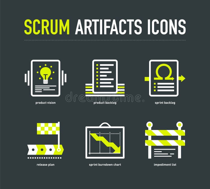 Iconos De Los Artefactos Del Melé Ilustración del Vector - Ilustración ...