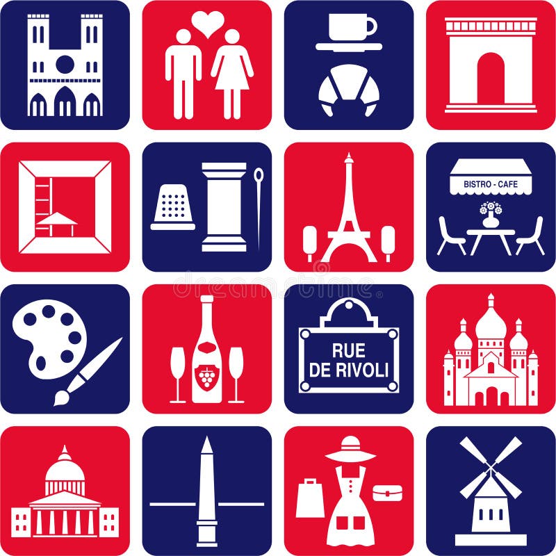 Símbolos de Francia stock de ilustración. Ilustración de rana - 39501369