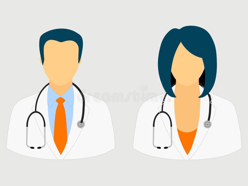 Iconos del doctor ilustración del vector. Ilustración de aislado ...