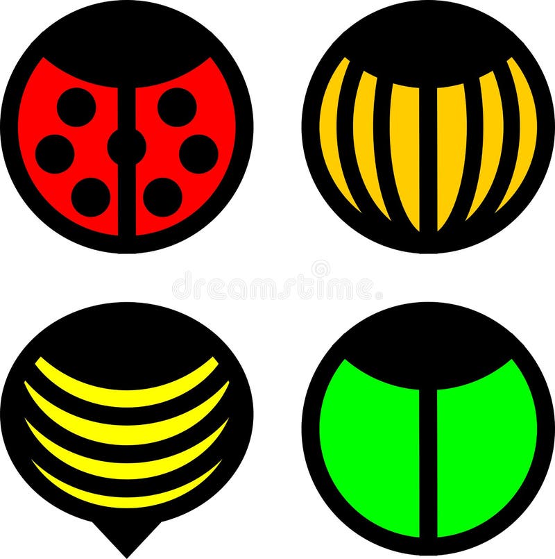 Iconos Del Fallo De Funcionamiento Ilustración del Vector - Ilustración ...