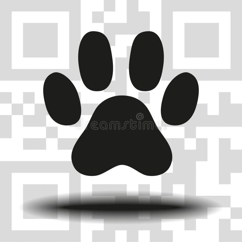 Iconos Del Vector De La Pata Ilustración del Vector - Ilustración de ...