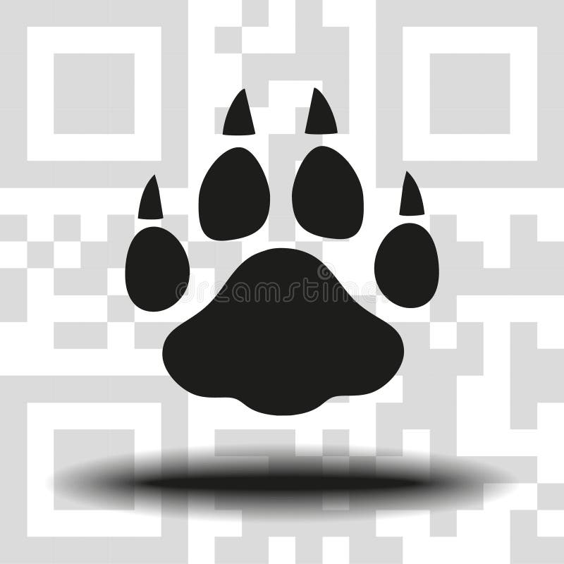 Iconos Del Vector De La Pata Ilustración del Vector - Ilustración de ...