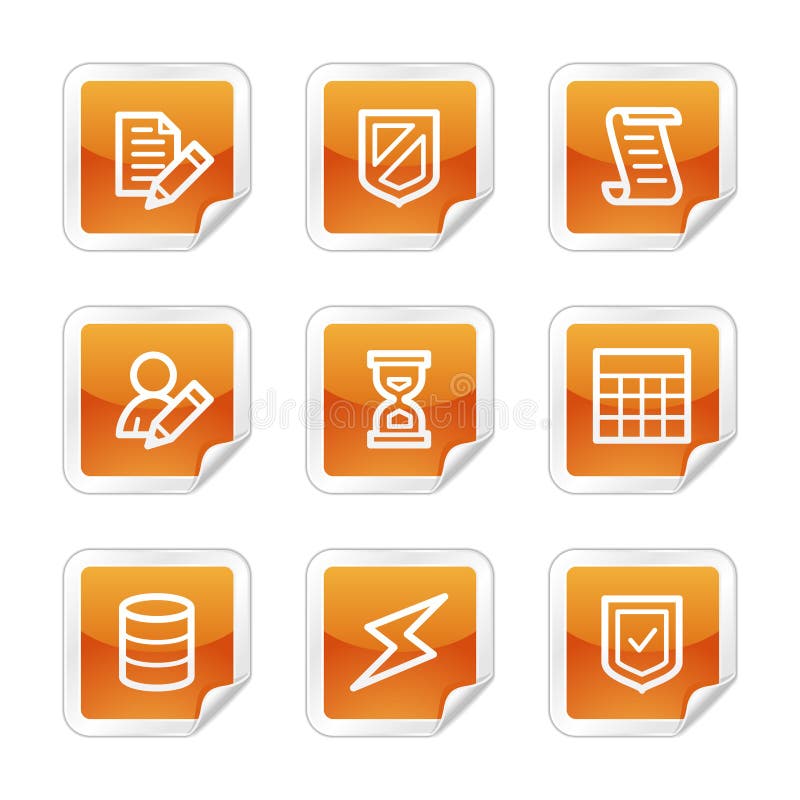 Iconos De La Base De Datos Ilustraciones Stock, Vectores, Y Clipart ...