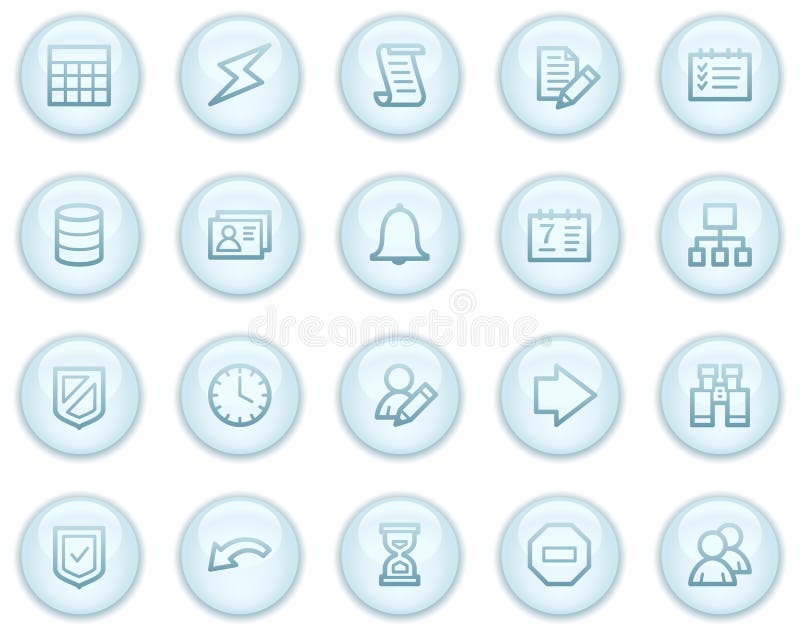 Iconos De La Base De Datos Ilustraciones Stock, Vectores, Y Clipart ...