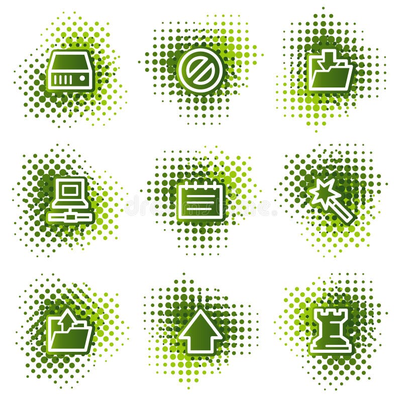 Iconos Del Web De Los Datos Ilustración del Vector - Ilustración de ...