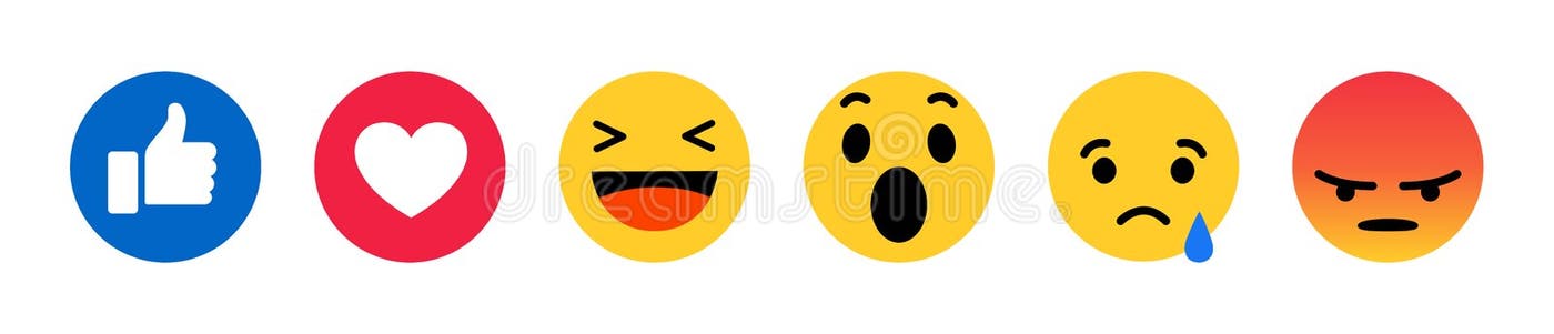 Emoji Facebook Ilustraciones Stock, Vectores, Y Clipart – (2,712 ...