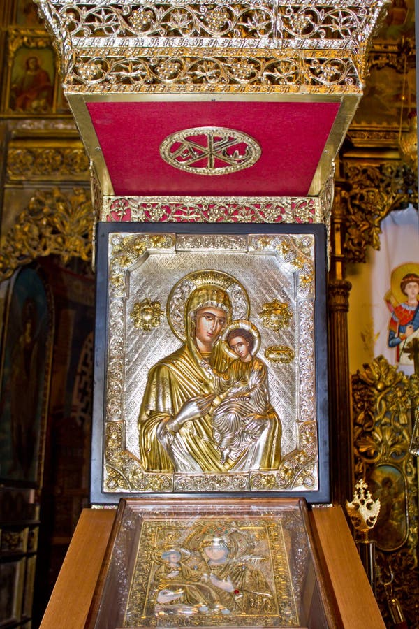 Iconos religiosos foto editorial. Imagen de cristo, virgen - 23269006