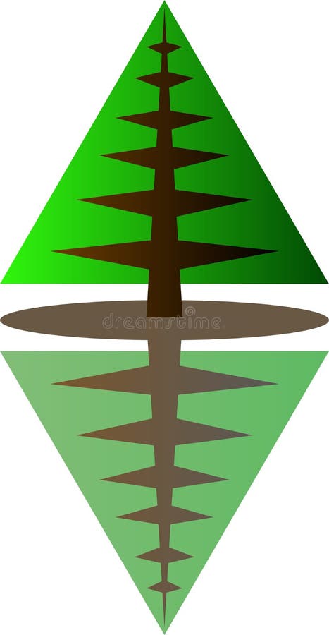 Iconos Spruce Verdes Logotipo Simple Del Vector Ilustración del Vector ...
