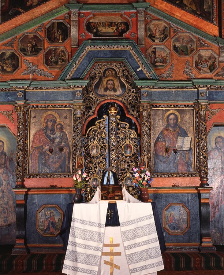 Iconostasis stock image. Image of jesus, faith, orthodox - 12090077