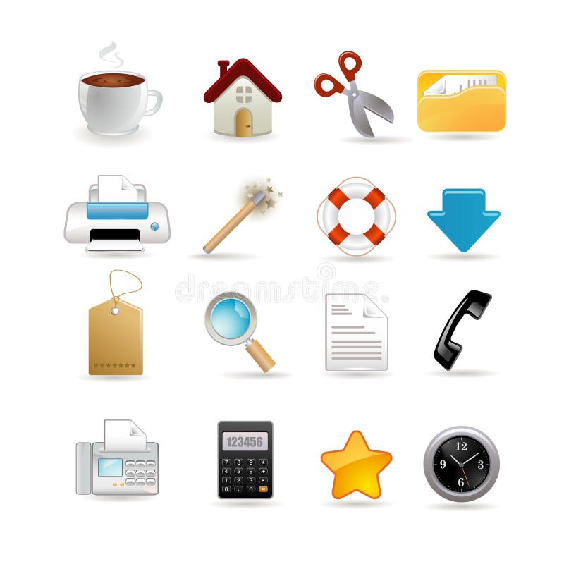 Universal web icons stock vector. Illustration of business - 13658843