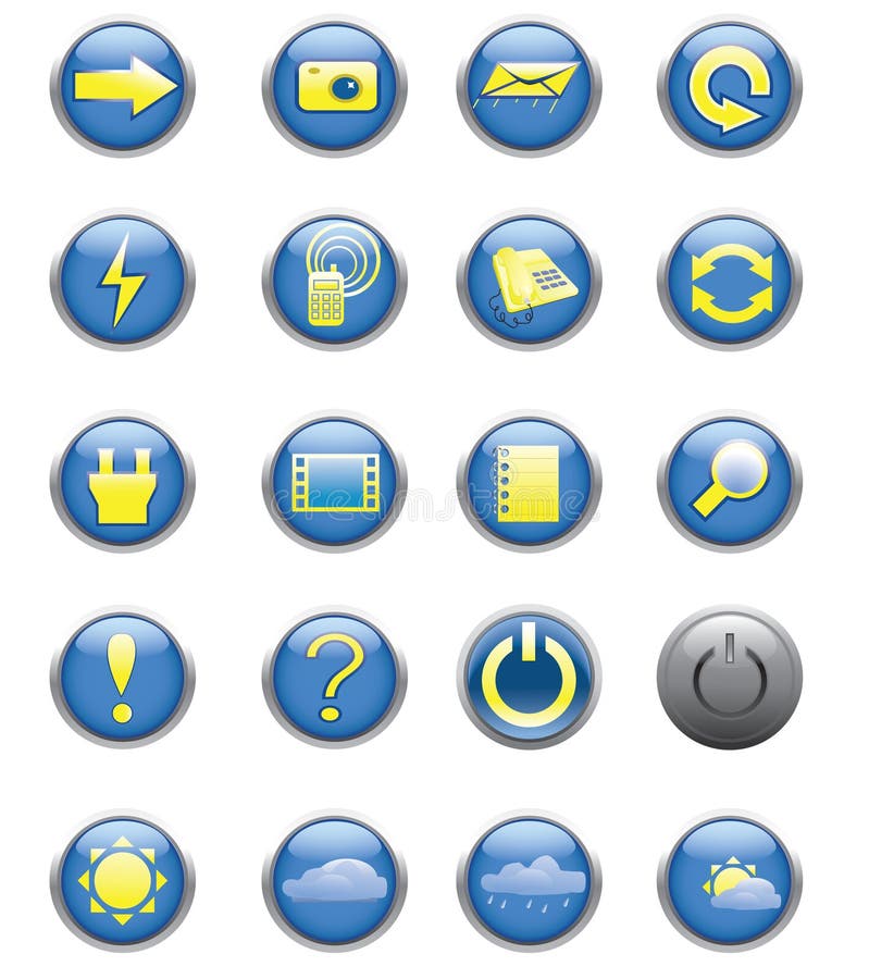 Web Gold Shiny Button Icons Stock Vector - Illustration of check ... Web Gold Shiny Button Icons Stock Vector - Illustration of check ...