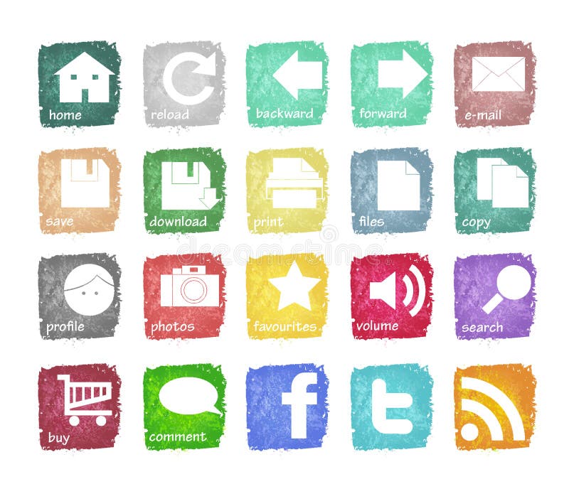 New stamp icons stock vector. Illustration of isolated - 29934280