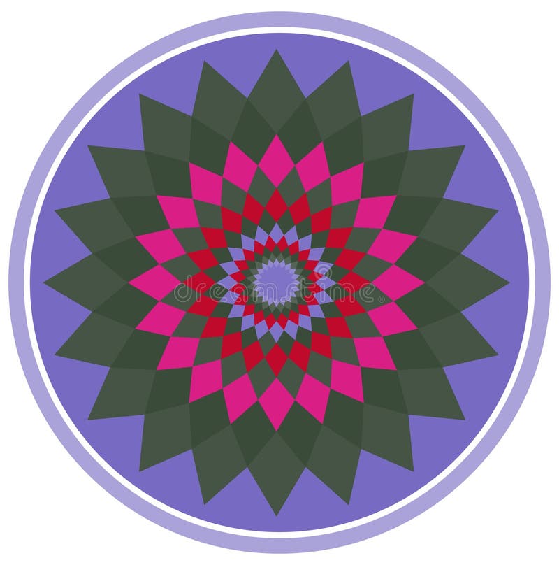 Abstract Background with Colorful Round Shape Stock Illustration ...