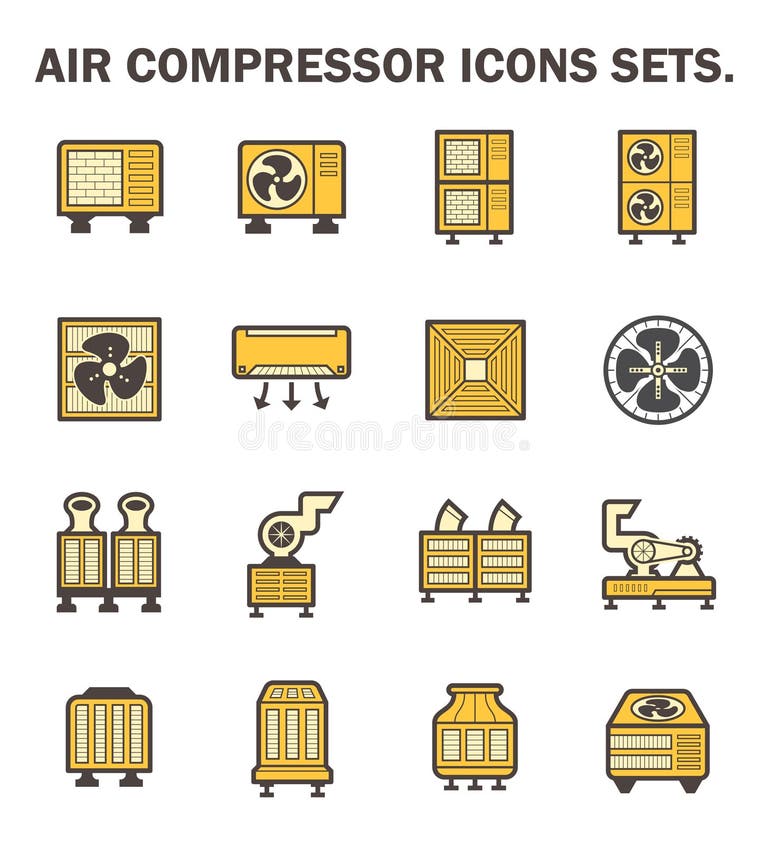 Icons Temperature Energy Compressor Stock Illustrations – 61 Icons ...