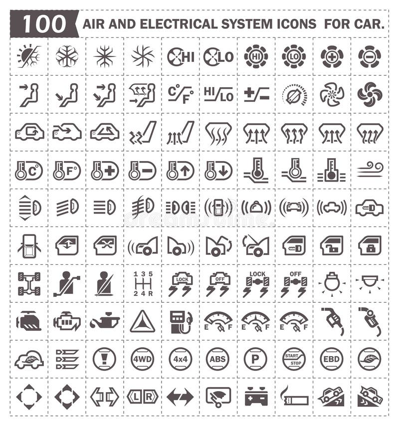 Car Ac Symbols