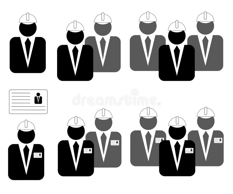 Icons for Business, Management, Engineering, Mechanical Engineer Stock ...