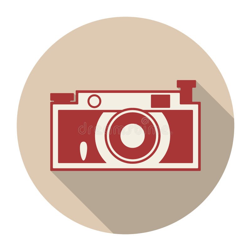 Icons with a camera stock vector. Illustration of film - 50440103