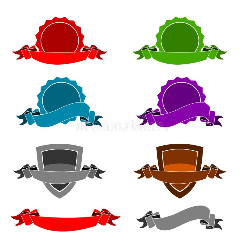 Awards Ribbons Icons Stock Illustrations – 510 Awards Ribbons Icons ...