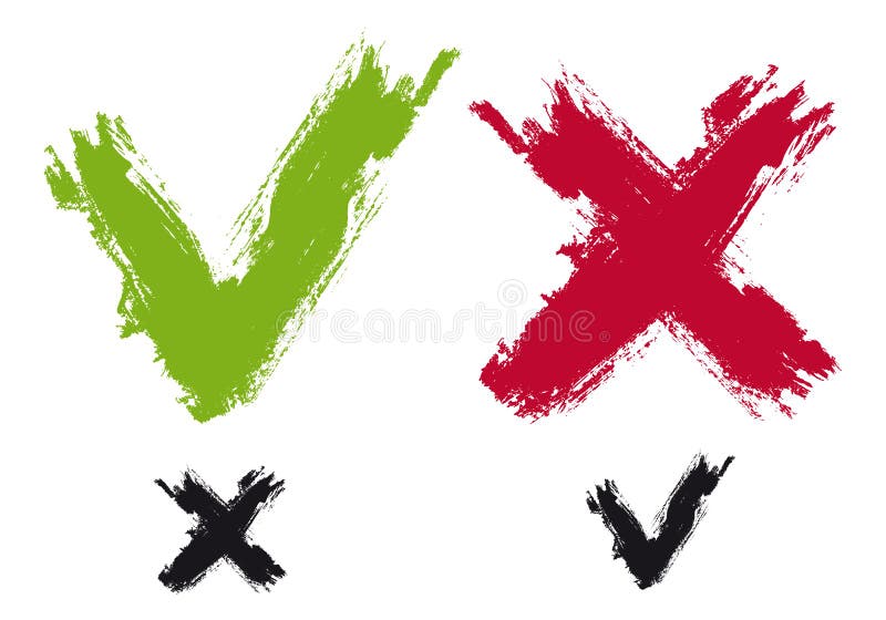 Icons check marks stock vector. Illustration of check - 90818810