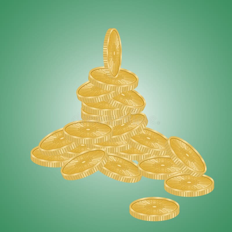 Icons Coins for the Game Interface. Stock Vector - Illustration of ...