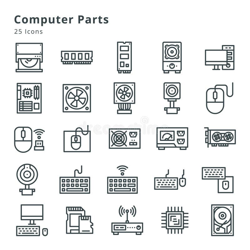 System Parts Cartoon Icons Stock Illustrations – 102 System Parts ...
