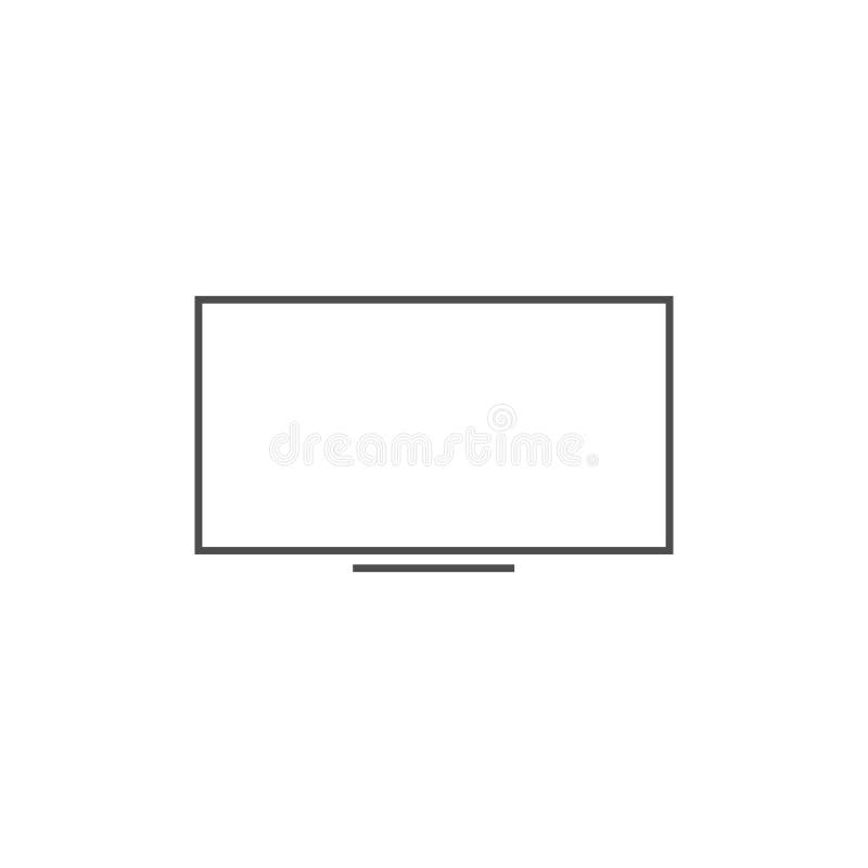 LED, LCD, Monitor and Desktop Icon Stock Vector - Illustration of ...