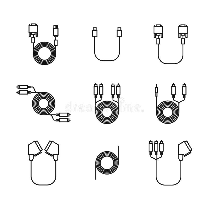 Plugs Lines Stock Illustrations – 164 Plugs Lines Stock Illustrations ...
