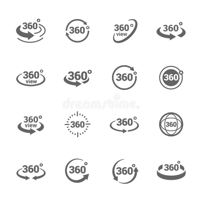 Icons Degree View Stock Illustrations – 1,926 Icons Degree View Stock ...