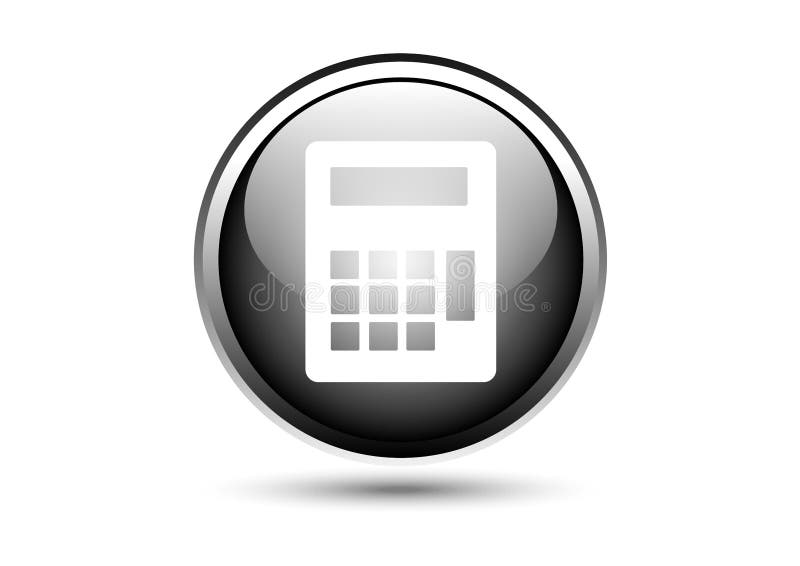 Math Icons with Buttons Background 3d Effect Stock Vector ...