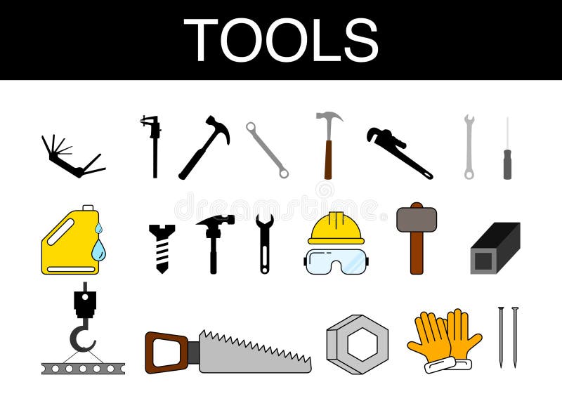 Implement Tools Stock Illustrations – 1,123 Implement Tools Stock ...