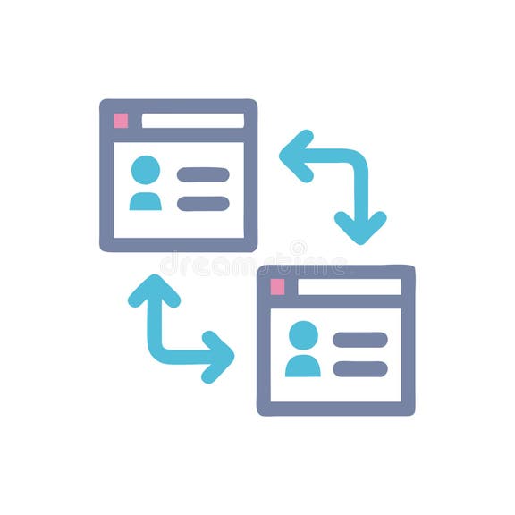 Icons for Documenting References and Sources Stock Illustration ...