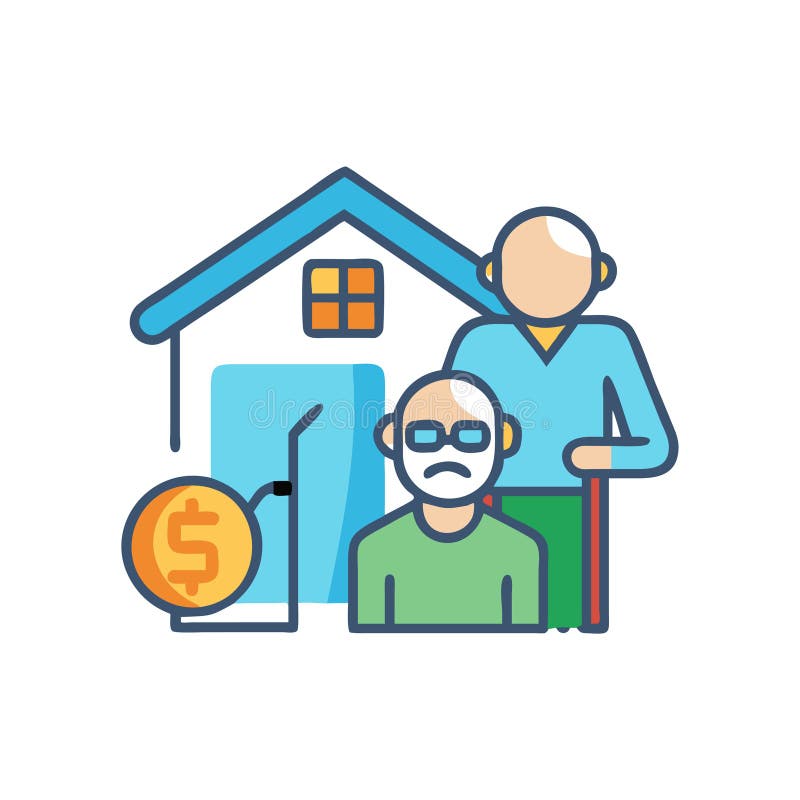 Icons for Effective Retirement Planning Stock Illustration ...