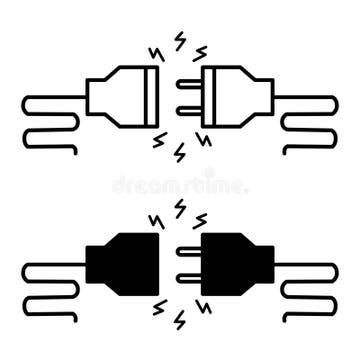 Plug Disconnecting Stock Illustrations – 192 Plug Disconnecting Stock ...