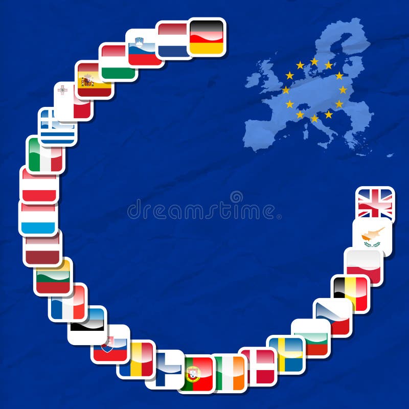 27 icons of european union stock vector. Illustration of location ...
