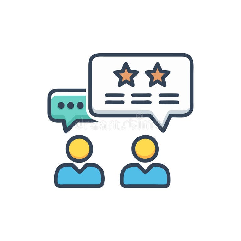 Icons for Gathering Customer Testimonials Stock Image - Illustration of ...