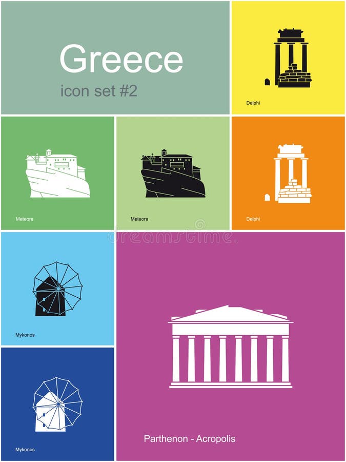 Map of Greece stock vector. Illustration of europe, province - 6297913