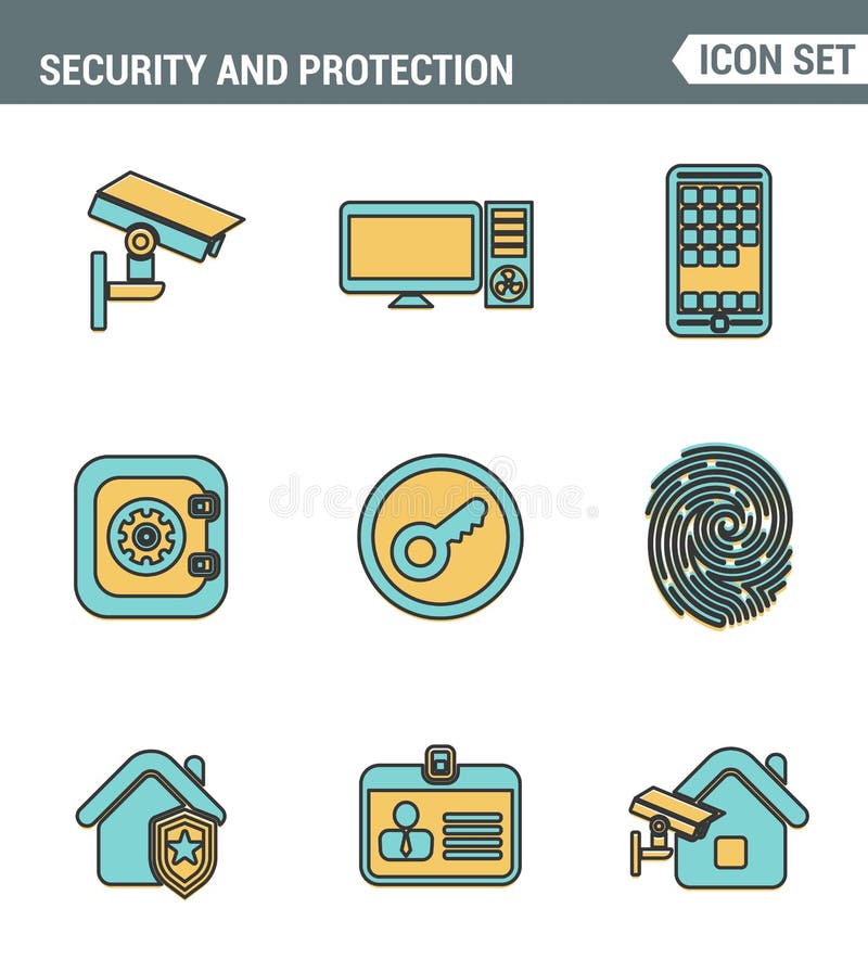 Security objects stock illustration. Illustration of duel - 11377506