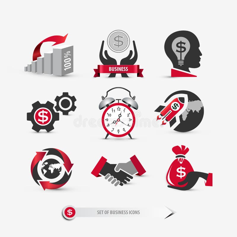 Icons llll 向量例证. 插画 包括有 齿轮, 更改, 商业, 钞票, 欧洲, 要素, 图象, 图表 - 115043492
