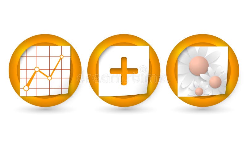 Icons with marks stock vector. Illustration of creative - 39562690