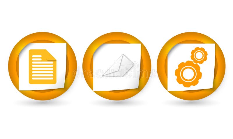 Icons with marks stock vector. Illustration of concept - 39562706