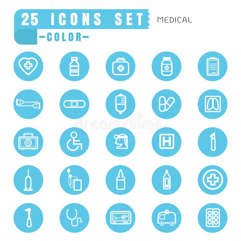 Medical Color Infographic Elements Stock Vector - Illustration of chart ...