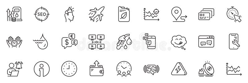 Safe Time Line Icon. Clock Sign. Office Management. Vector Stock Vector ...