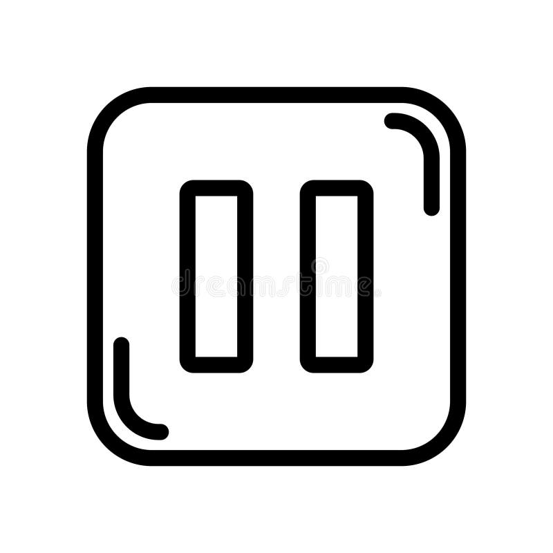 Icons Play, Pause, Stop, Next Vector Stock Vector - Illustration of ...