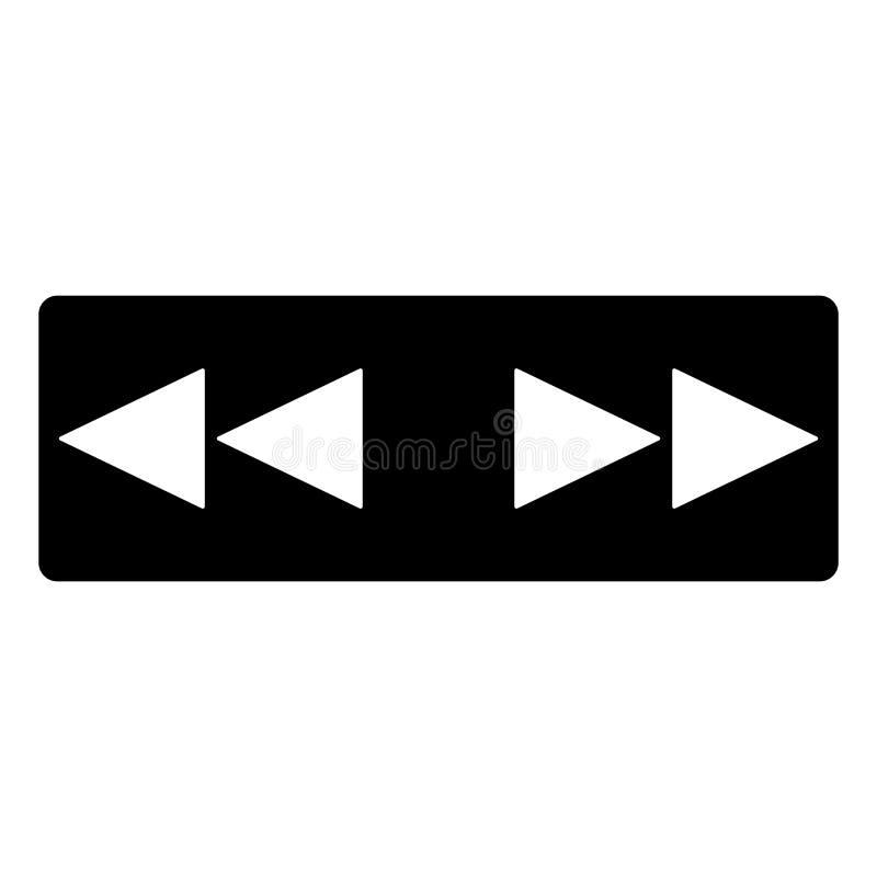 Icons Play, Pause, Stop, Next Vector Stock Illustration - Illustration ...