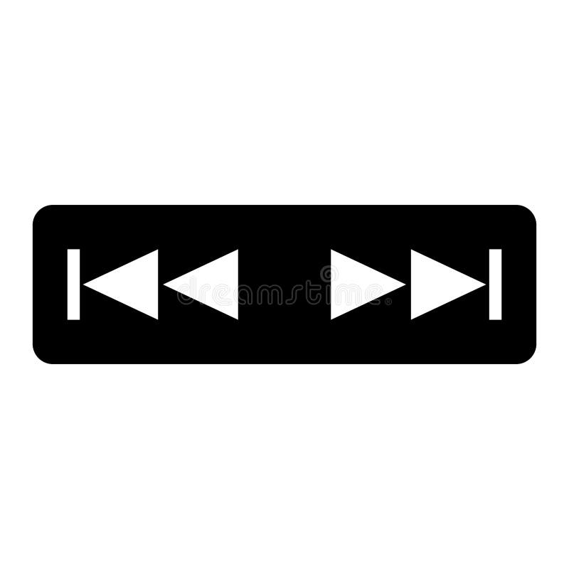 Icons Play, Pause, Stop, Next Vector Stock Vector - Illustration of ...