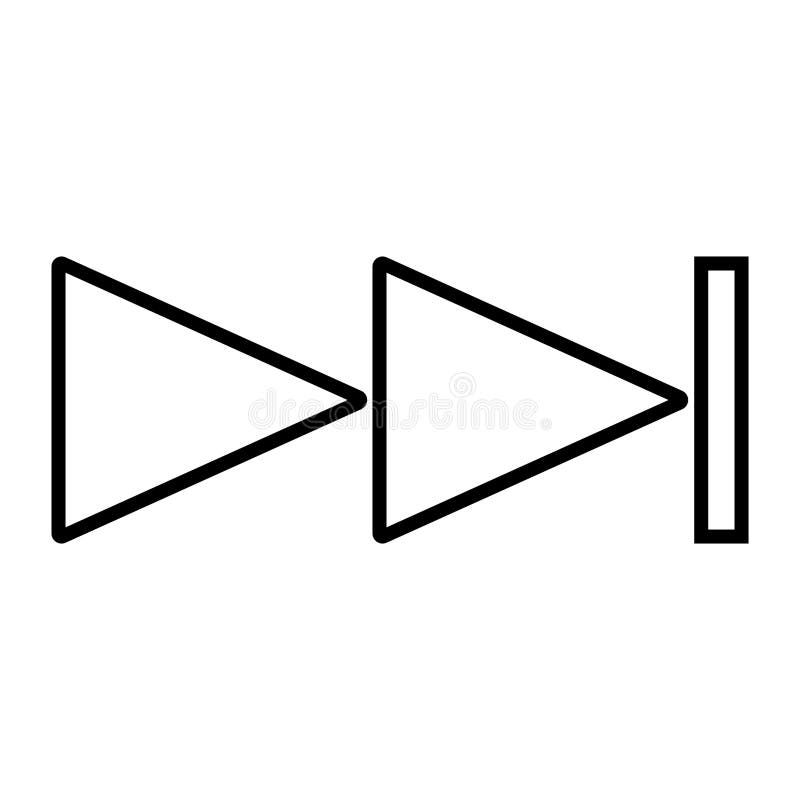 Icons Play, Pause, Stop, Next Vector Stock Vector - Illustration of ...